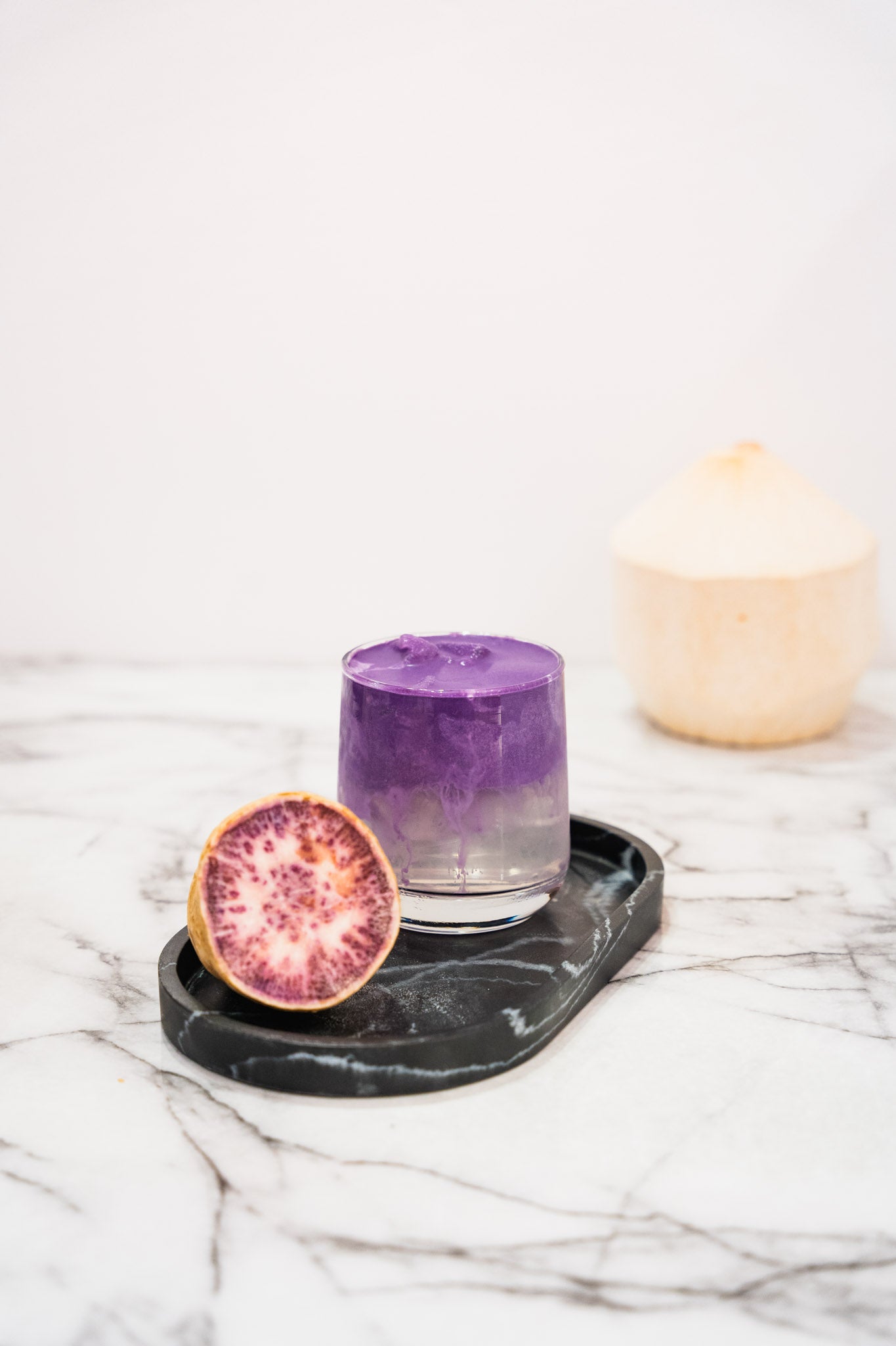 Ube Foam w/ Coconut Water | Tomo Tea House