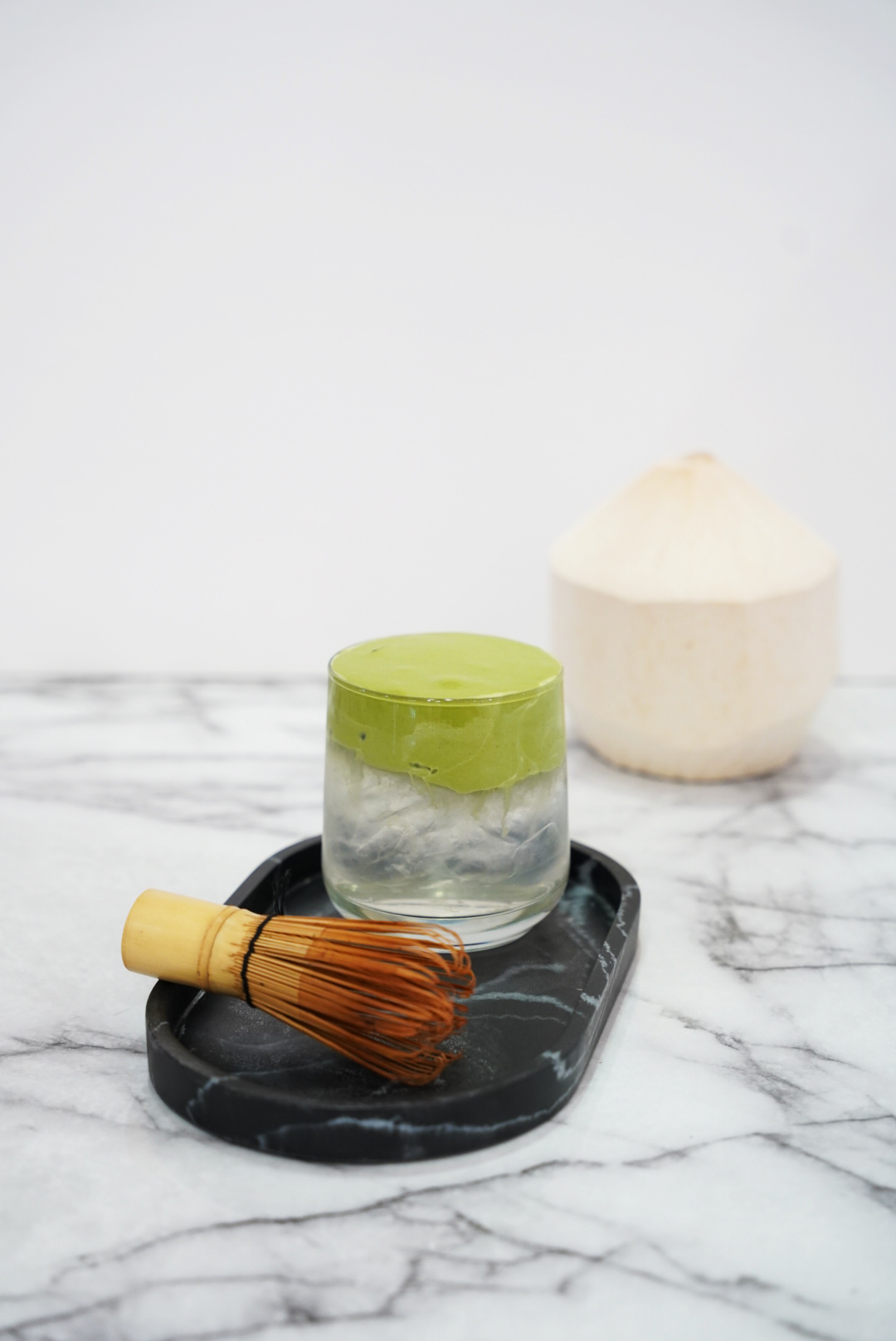 Matcha Foam w/ Coconut Water & Sugarcane | Tomo Tea House