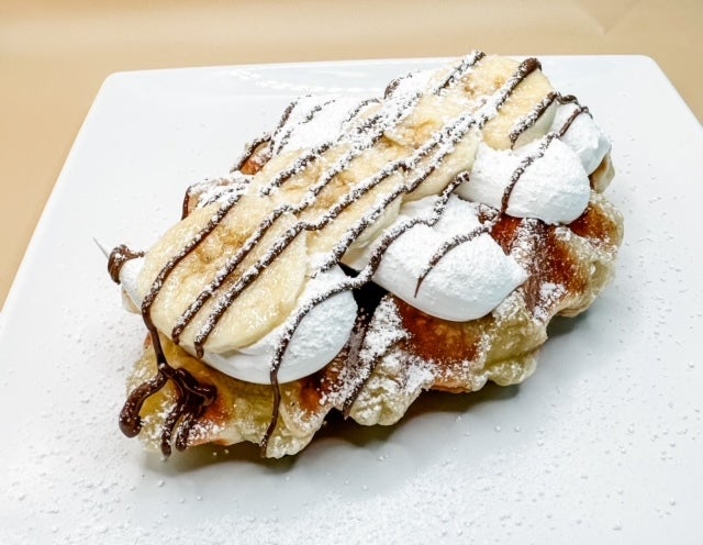 Croffle - Banana & Nutella | Tomo Tea House